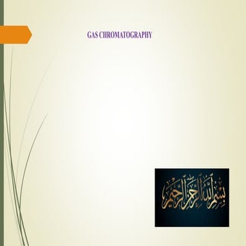 gas chromatography | PPTX