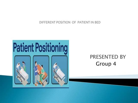 Positioning a patient | PPTX