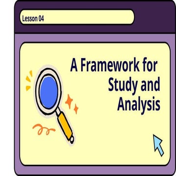 MIL Lesson 4: Framework and Analysis of Media | PPTX