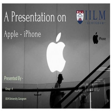 A Presentation on Apple - Iphone | PDF