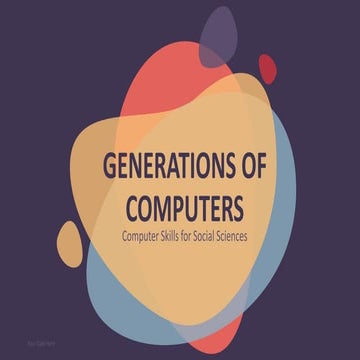 Generations of Computer | PPT
