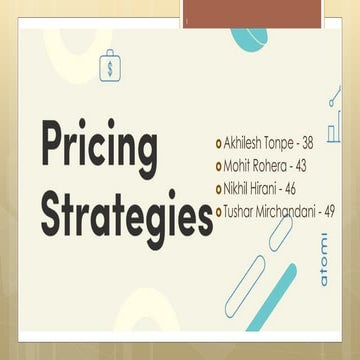 Marketing mix - price - business studies | PPTX