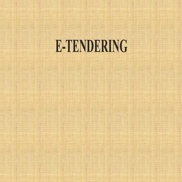 Group 4_E-Tendering.pptx for construction | PPTX