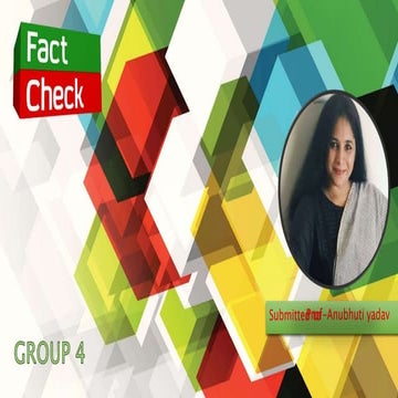 Techniques and Tools for fact-checking | PDF
