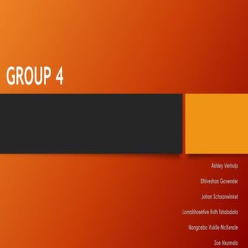 Group 4 group assignment presentation 20150227 | PPT