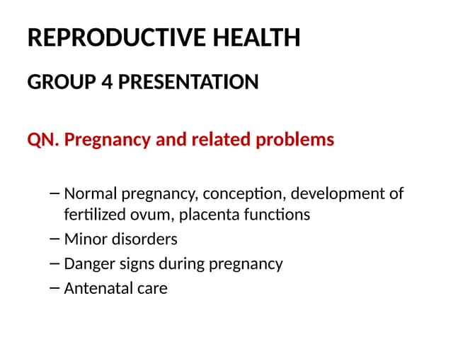 Physiological changes during pregnancy | PPTX