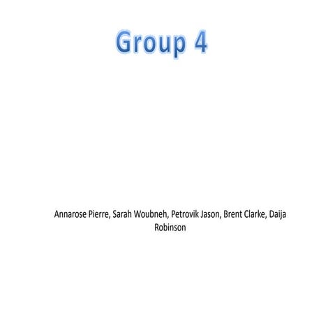 Group4 presentation1 | PPTX | Science