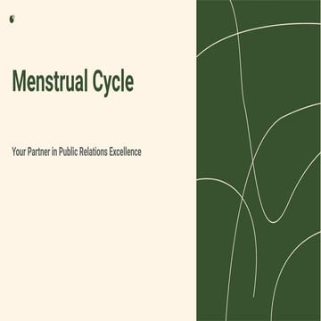 Menstrual cycle-1.pptx. for first year students of nursing colleges. | PPTX