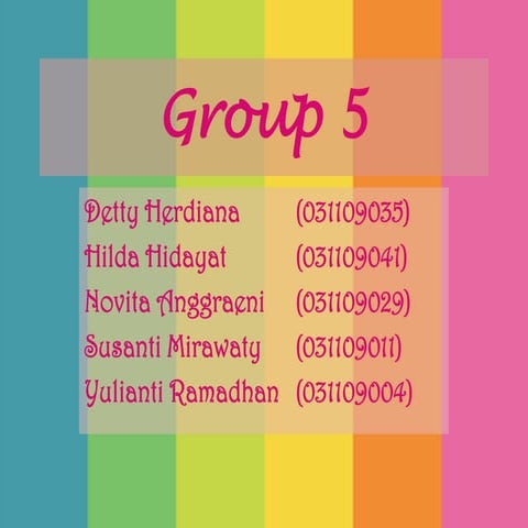 Group 5 | PPT