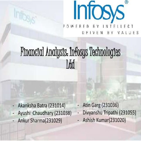 FOR Infosys Case2 | PPT
