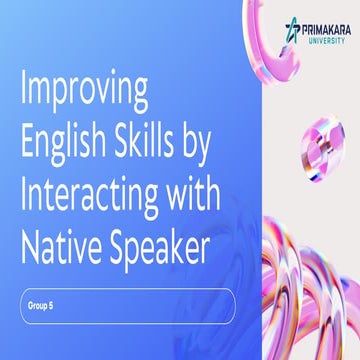 Learning English by Project Based Learning: Improving English Skills by ...