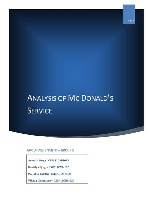 Mcdonalds_Service Blueprint | DOCX