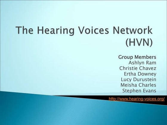 Hearing Voices Coping Strategies | PDF