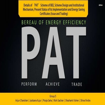 PAT scheme_BEE@SIIB Pune | PPT