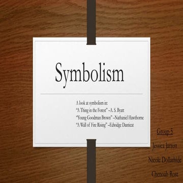 Symbolism | PPTX | Religious (Music and Audio) | Music