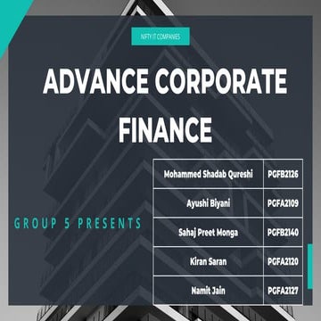 IT sector analysis | PDF