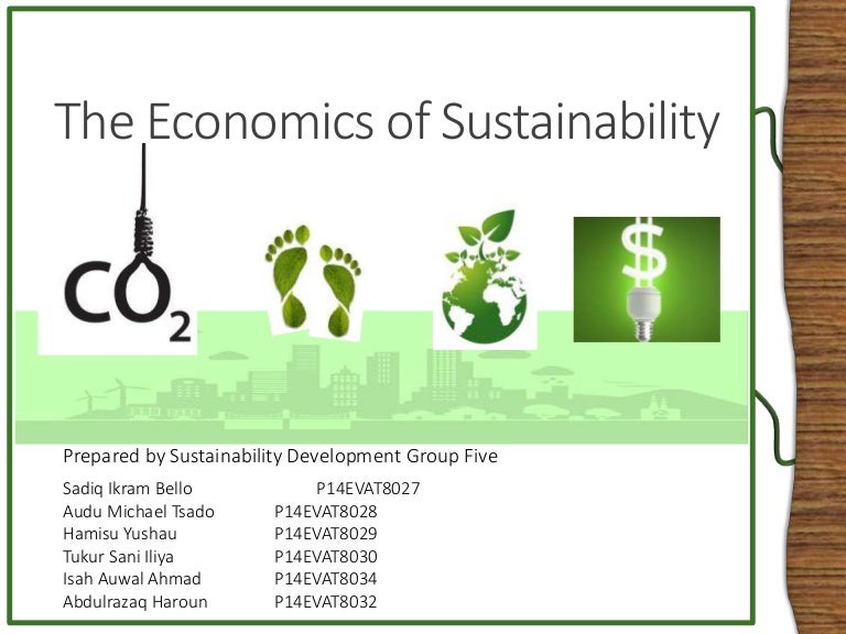 The economics of sustainability