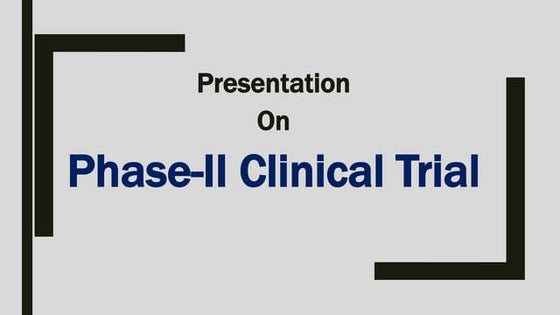 Introduction to clinical trial | PPT