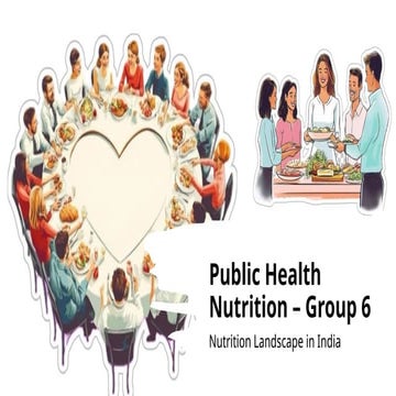 Public Health Nutrition Landscape in India | PPTX