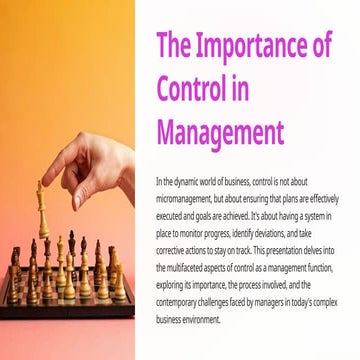 Group 6 - Chapter 14.pptx for control management | PPTX