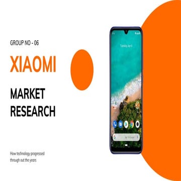 Xiaomi - Market Research | PPT