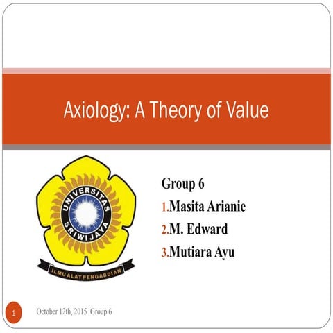 Axiology | PPT