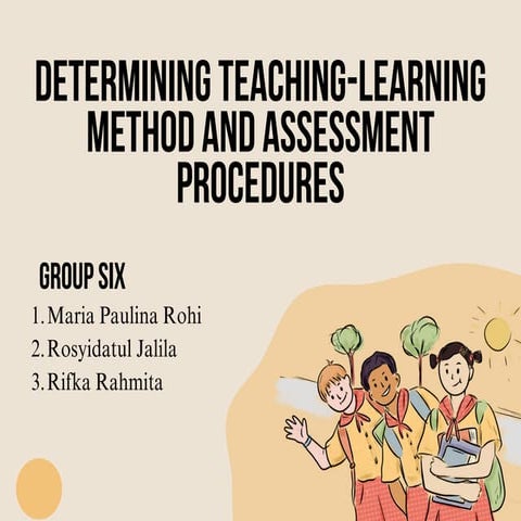 Group 6_Determining Teaching-Learning Method and Assessment Procedures.pdf