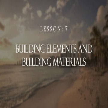 BUILDING MATERIALS AND ELEMENTS PEWSENTA | PPTX | Interior Decorating ...