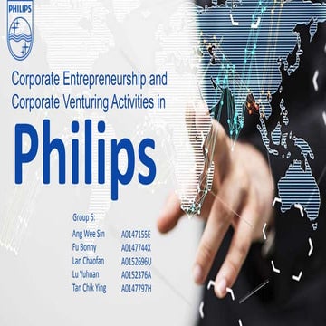 Corporate Entrepreneurship and Corporate Venturing Activities in ...