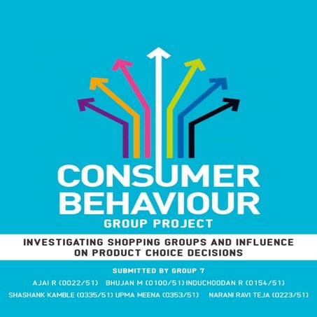 Shopping Groups | IIMC | Consumer Behaviour | PDF
