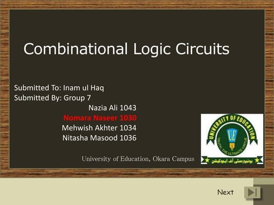 Combinational logic With Multiplexers and Decoders | PPTX | Programming ...