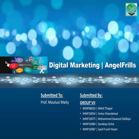 Digital Marketing Project Presentation | PPTX