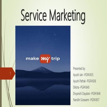Group 7 (sm makemytrip) | PPT