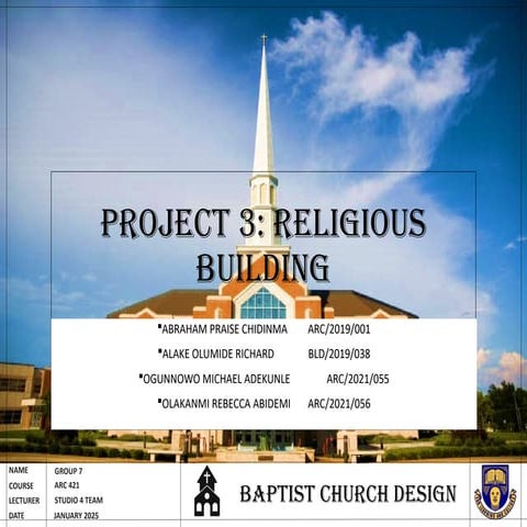 STUDIO PROJECT Church Design Religious typology.pptx