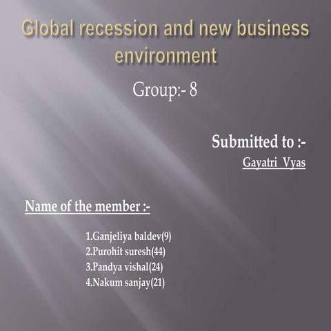 Group8 | PPTX | Financial Industry | Industries