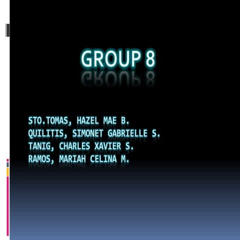Group 8 Presentation | PPTX