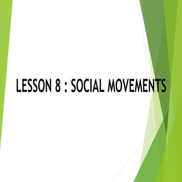 Group8_sociology. Social movement , sociologist | PPTX