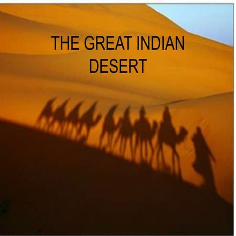 The great indian desert and the environment.ppt