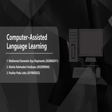 Computer Assisted Learning | PPTX
