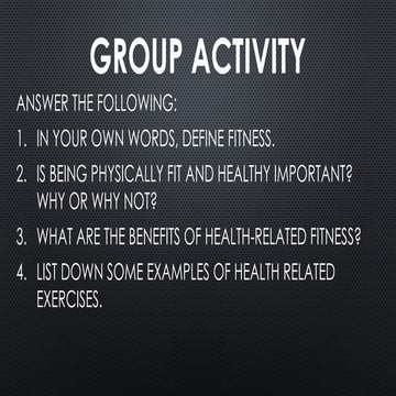 Group activity.powerpoint................ | PPT