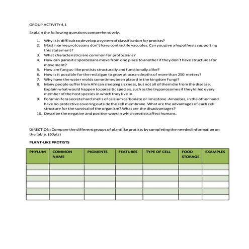 Group activity 4 | DOCX