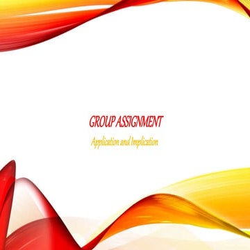 Group assignment (1) | PPTX