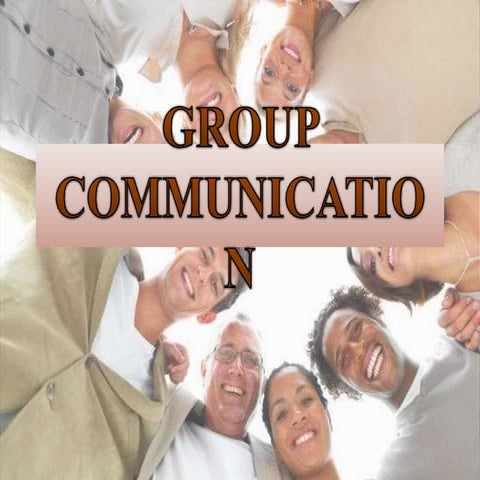 Group communication (engl80) | PPTX