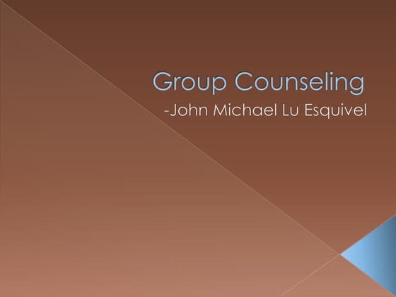 PRINCIPLES OF COUNSELLING | PPT