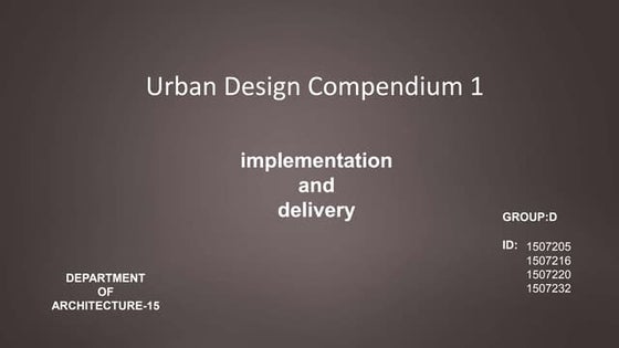 PLANNED UNIT DEVELOPMENT | PPT