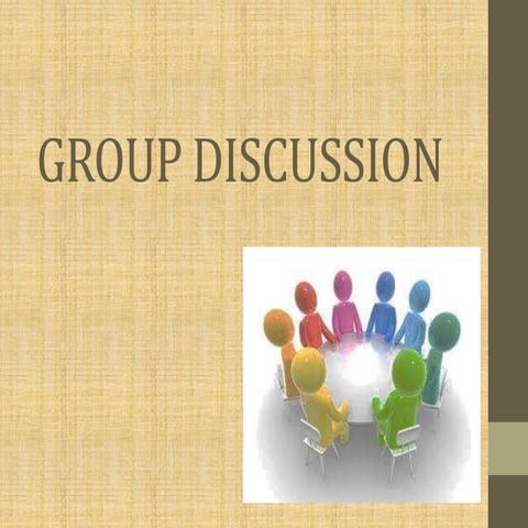 Group discussion | PPTX