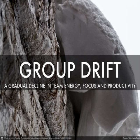 Group Drift: When Teams Get Off Track--And What to Do About It | PPTX