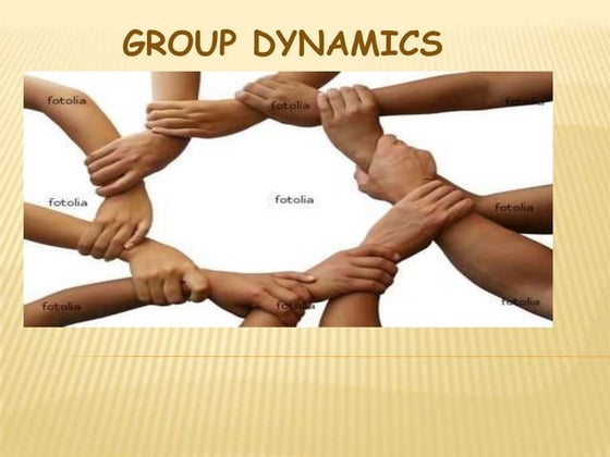 Chapter 1 introduction to group dynamics | PDF