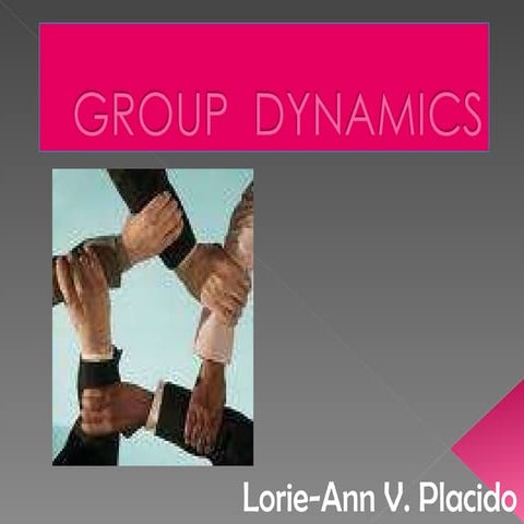 Group dynamics | PPT