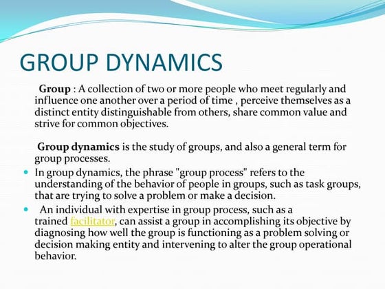 Chapter 1 introduction to group dynamics | PDF